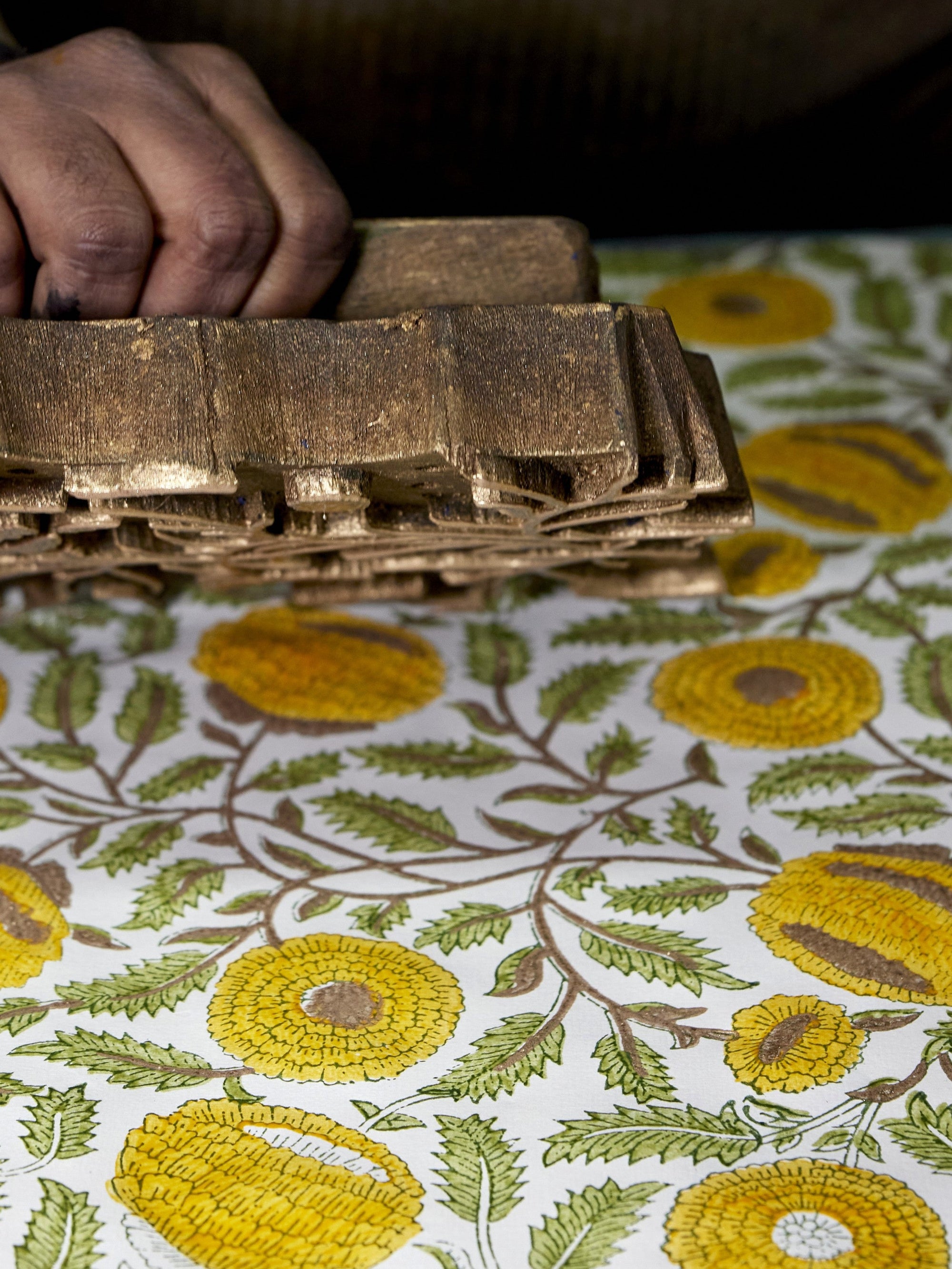 Hand Block Printed Paper | Quince & Quill